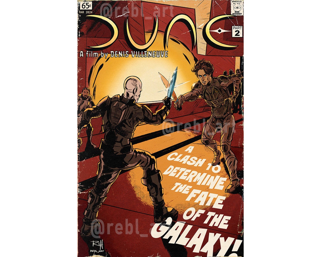 Part Two Duel Comic Book Print - Etsy