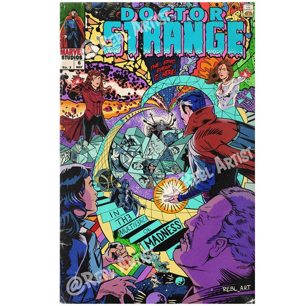 Doctor Strange Multiverse of Madness Posters - Etsy