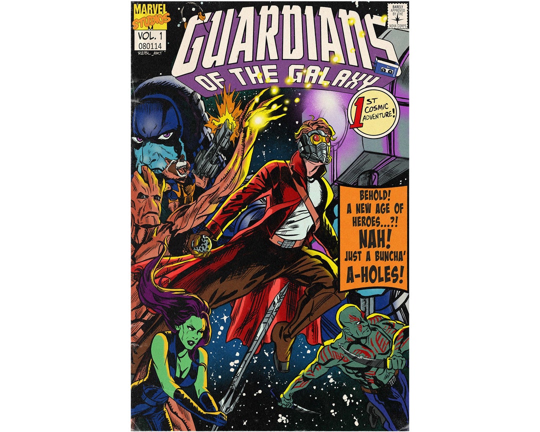 Guardians Vol 1 | Comic Book Print - Etsy