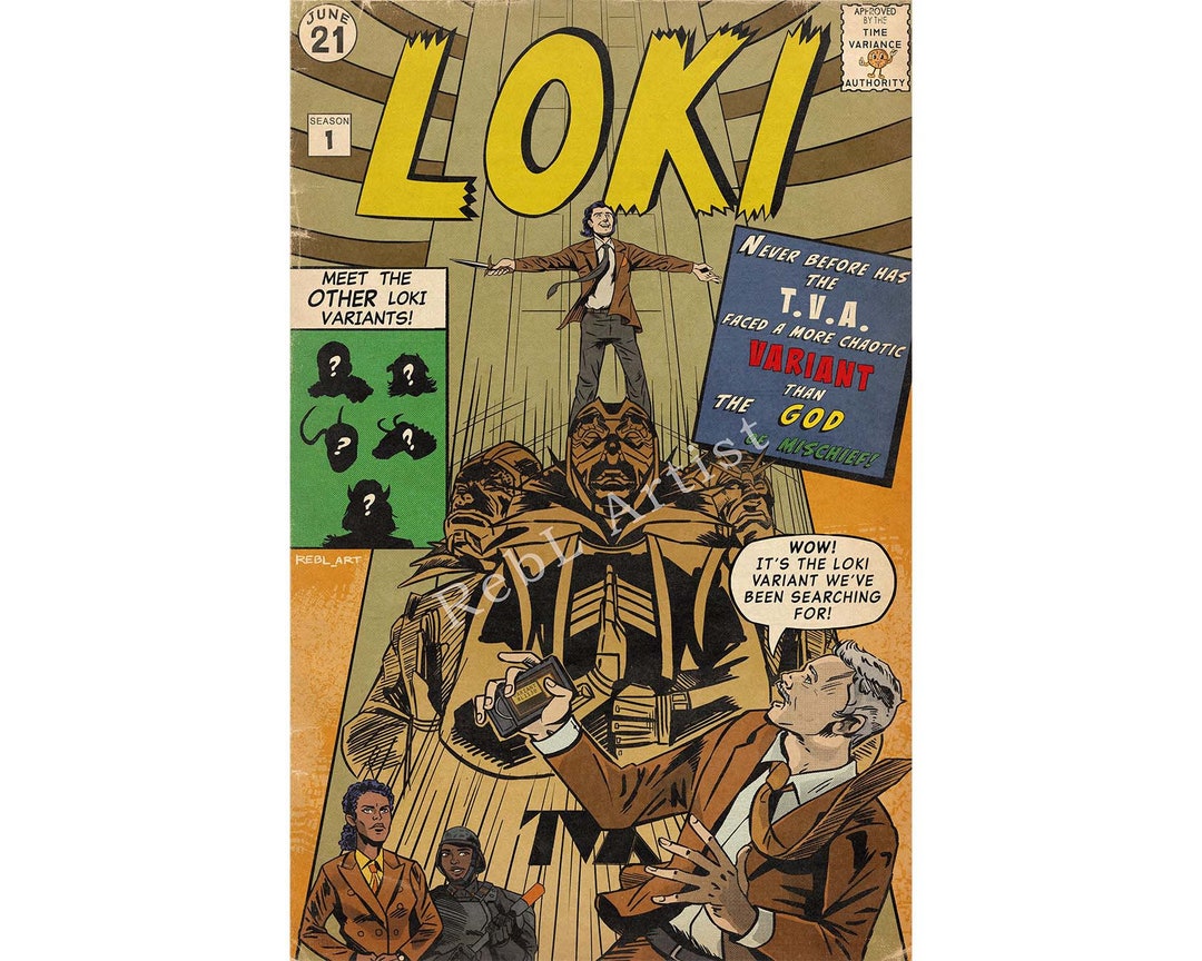 God of Mischief | Season One | Comic Book Print - Etsy