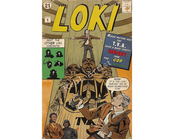 Loki Comic Art
