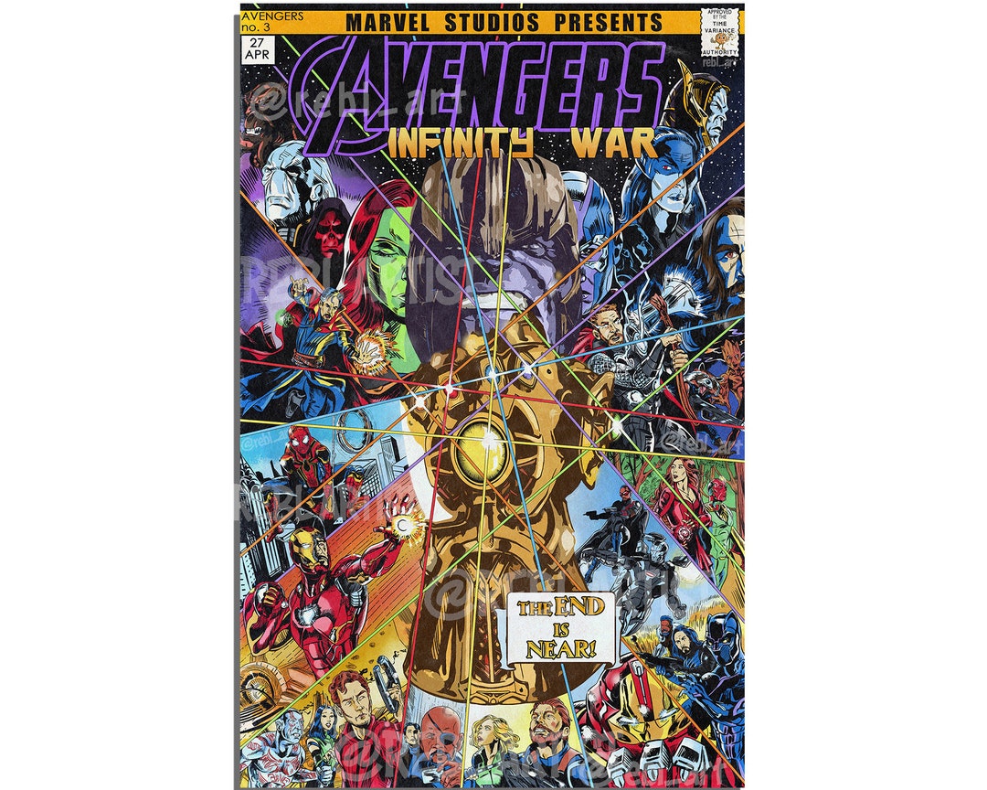 Infinity War | Comic Book Print - Etsy