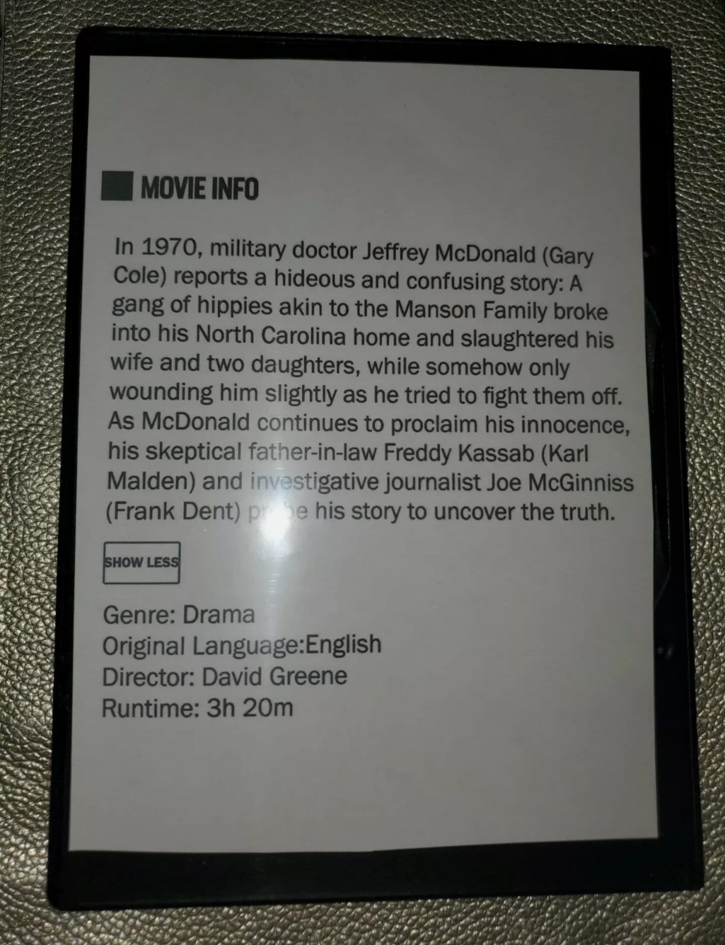 Fatal Vision part 1 and 2 True Crime Dvd gary Cole ULTRA - Etsy