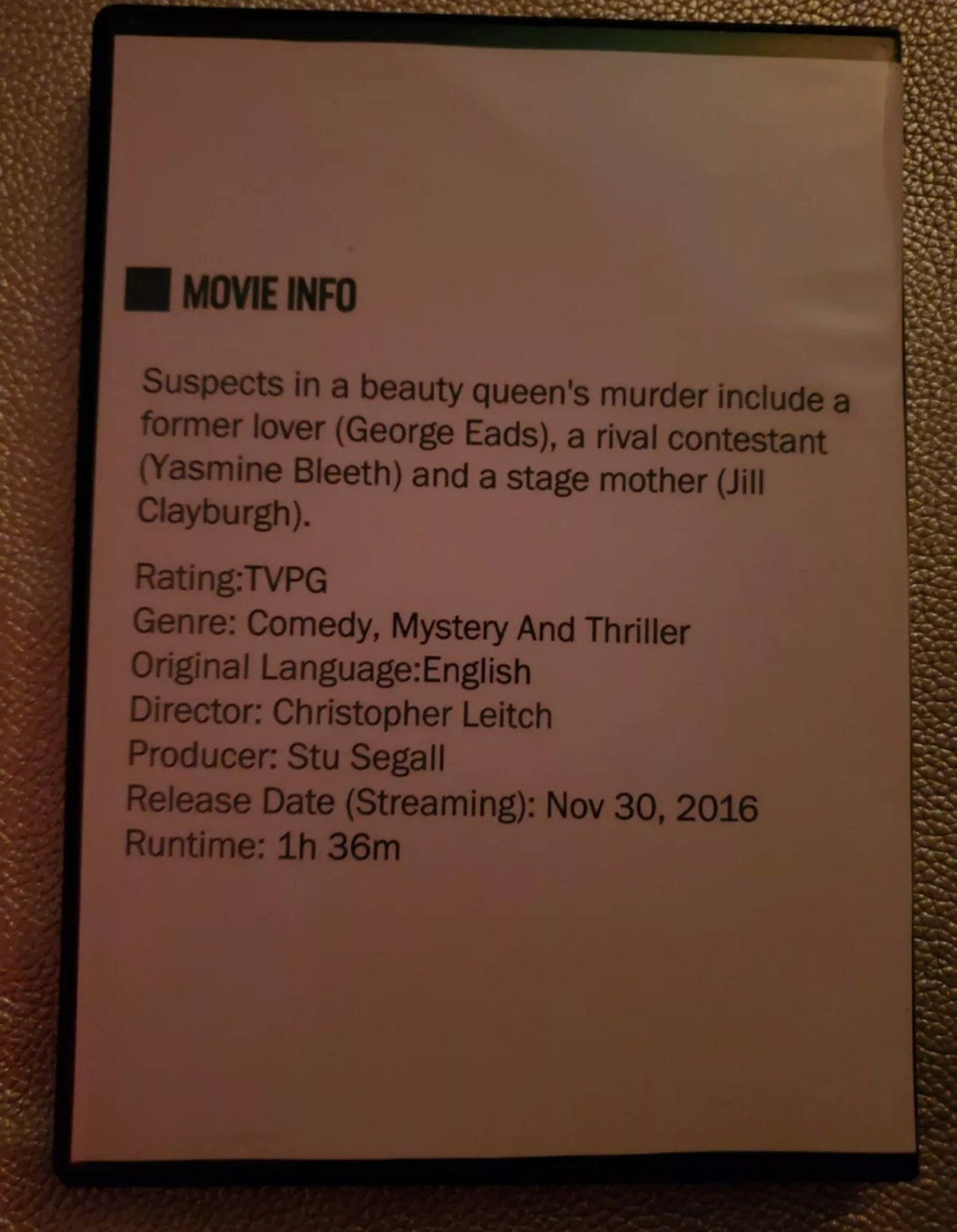 Crowned and Dangerous ~ Yasmine Bleeth ~ Lifetime Movie (dvd 1997 ...