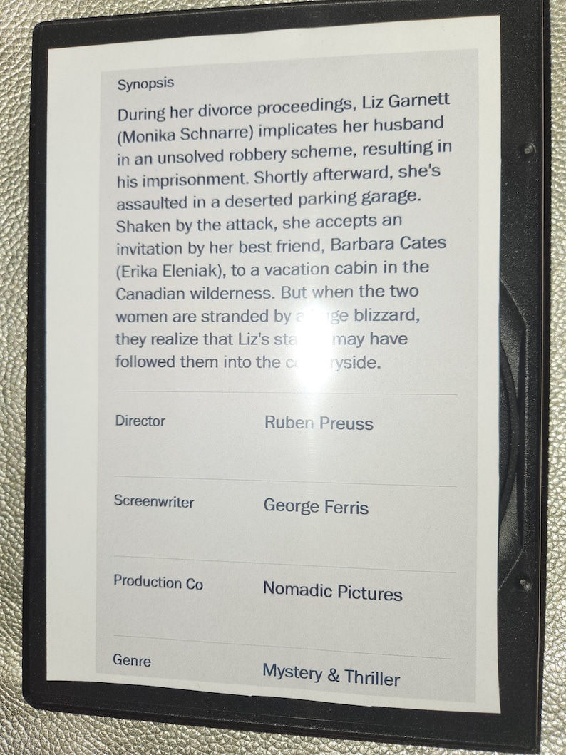 Snowbound dvd 2001 Erika Eleniak Peter Dobson ULTRA RARE - Etsy