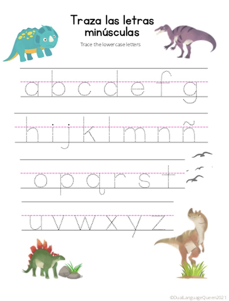 Spanish Dual Language Immersion Uppercase and Lowercase Alphabet ...