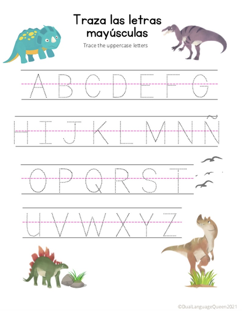 Spanish Dual Language Immersion Uppercase and Lowercase Alphabet ...