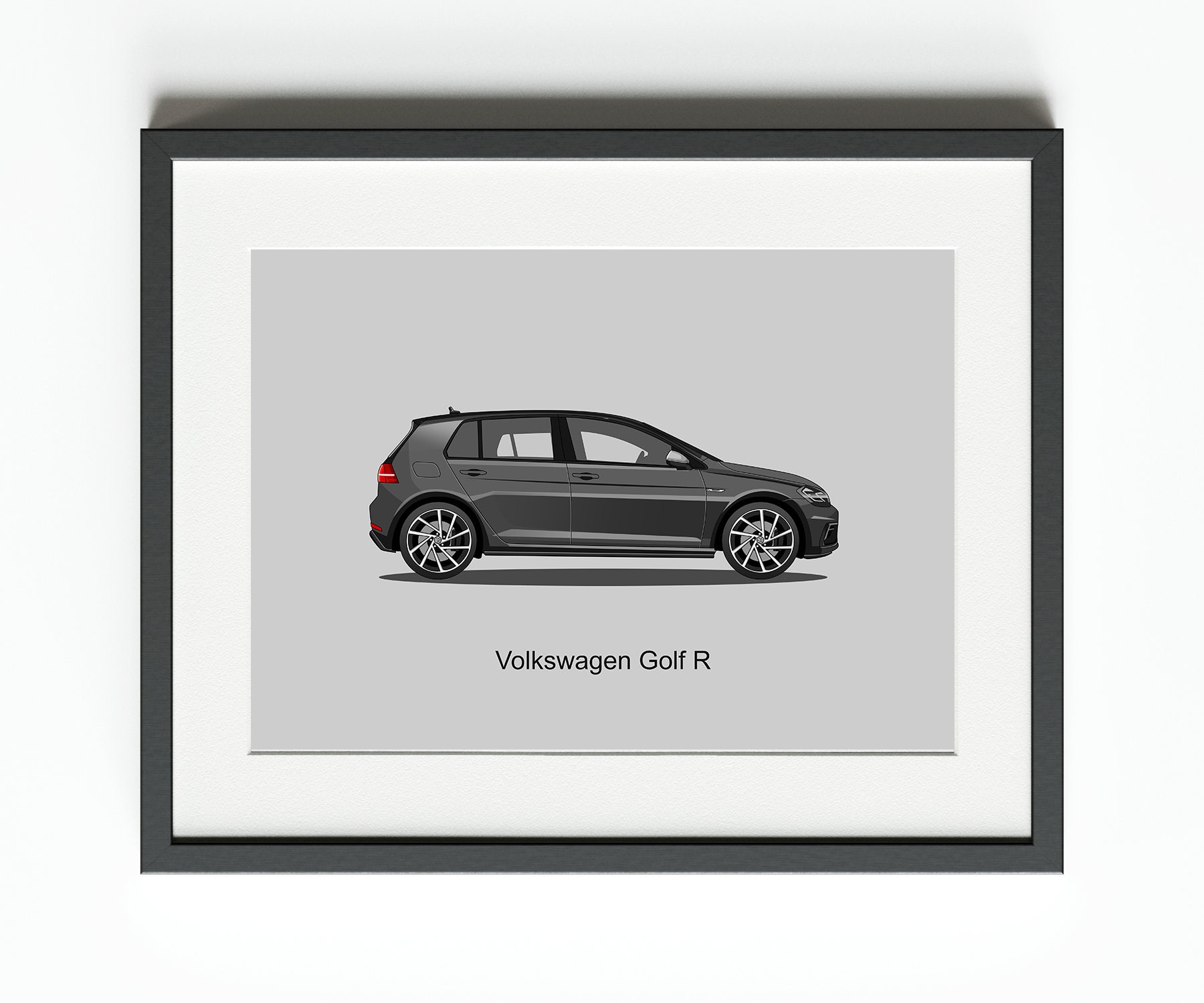 Volkswagen Golf R Poster - Etsy