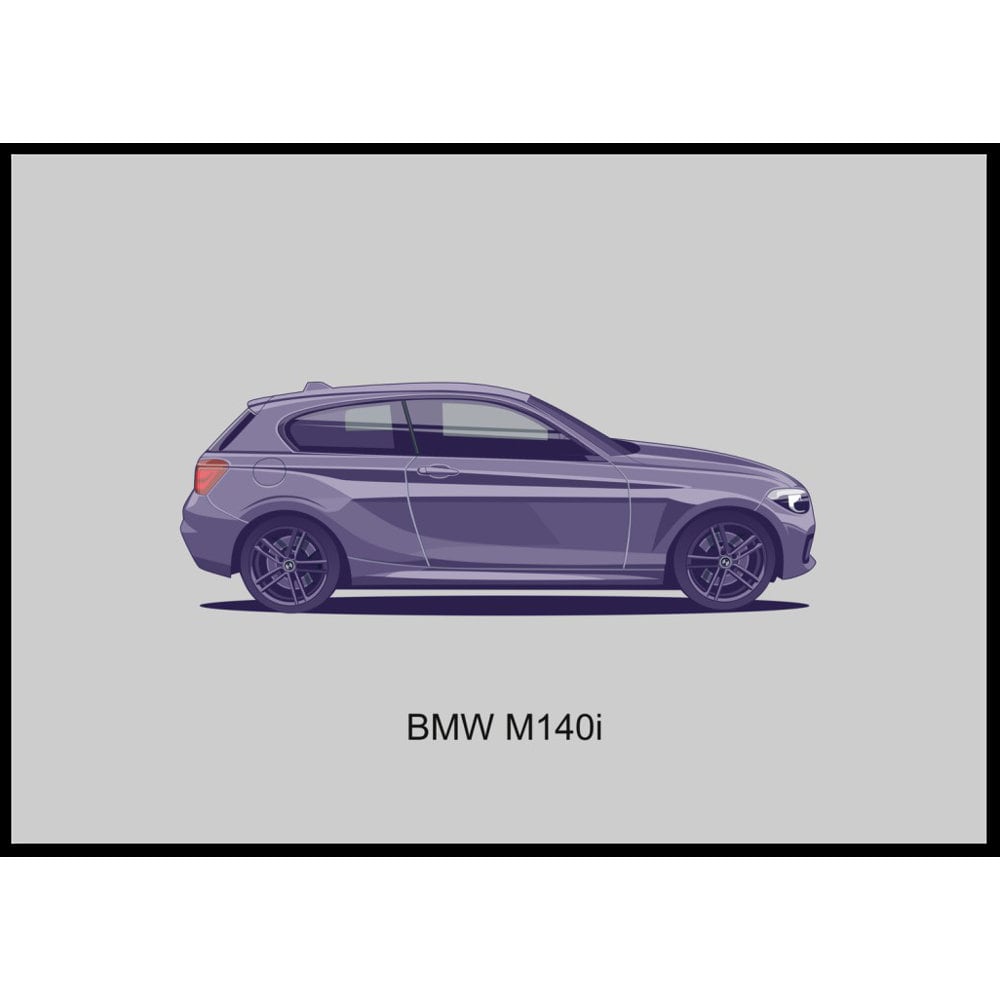 BMW M140i 3 Door Poster - Etsy UK