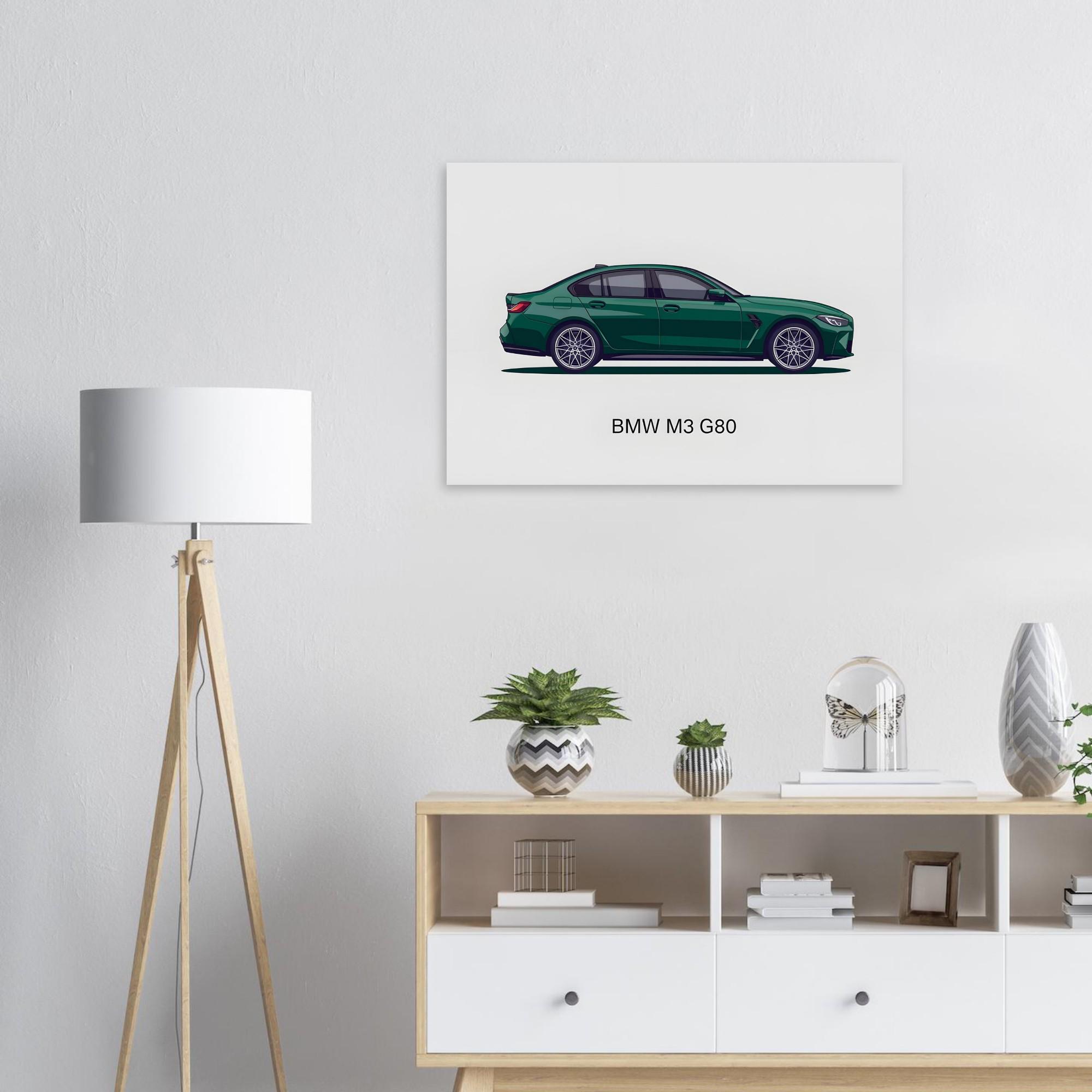 BMW M3 G80 Vector Art Print – Custom Car Poster – Gift for Petrolheads ...