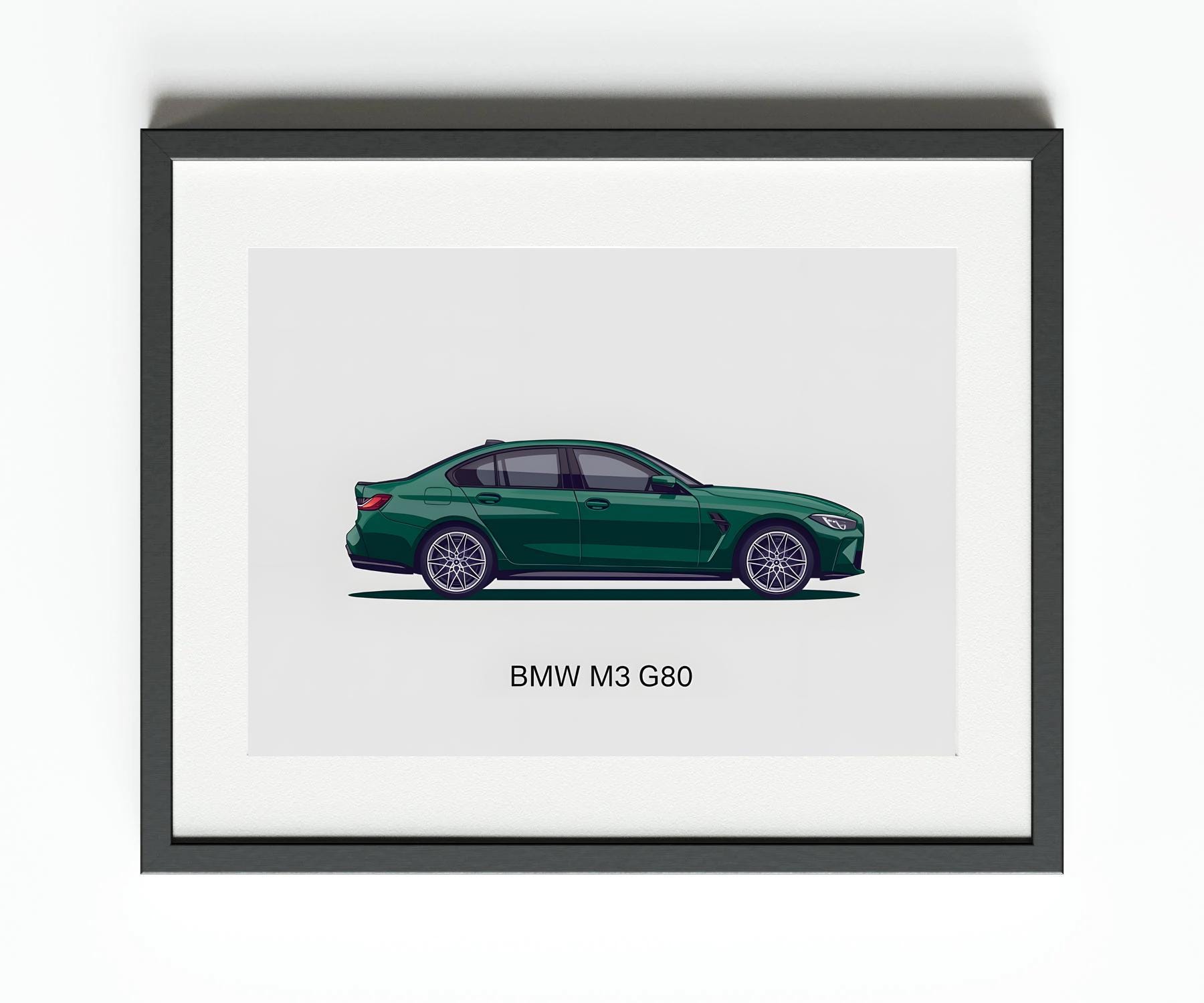 BMW M3 G80 Vector Art Print – Custom Car Poster – Gift for Petrolheads ...