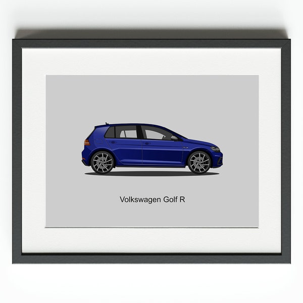 Vw Golf R Poster - Etsy UK