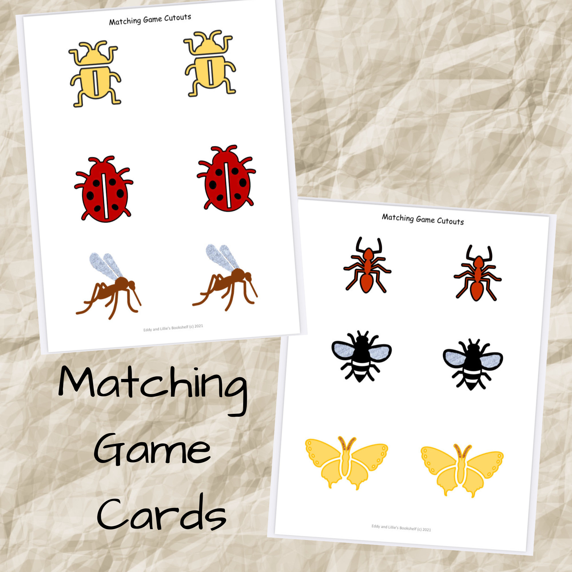 Insects - Science Worksheets for Kids: Color Pages, Counting, Room ...