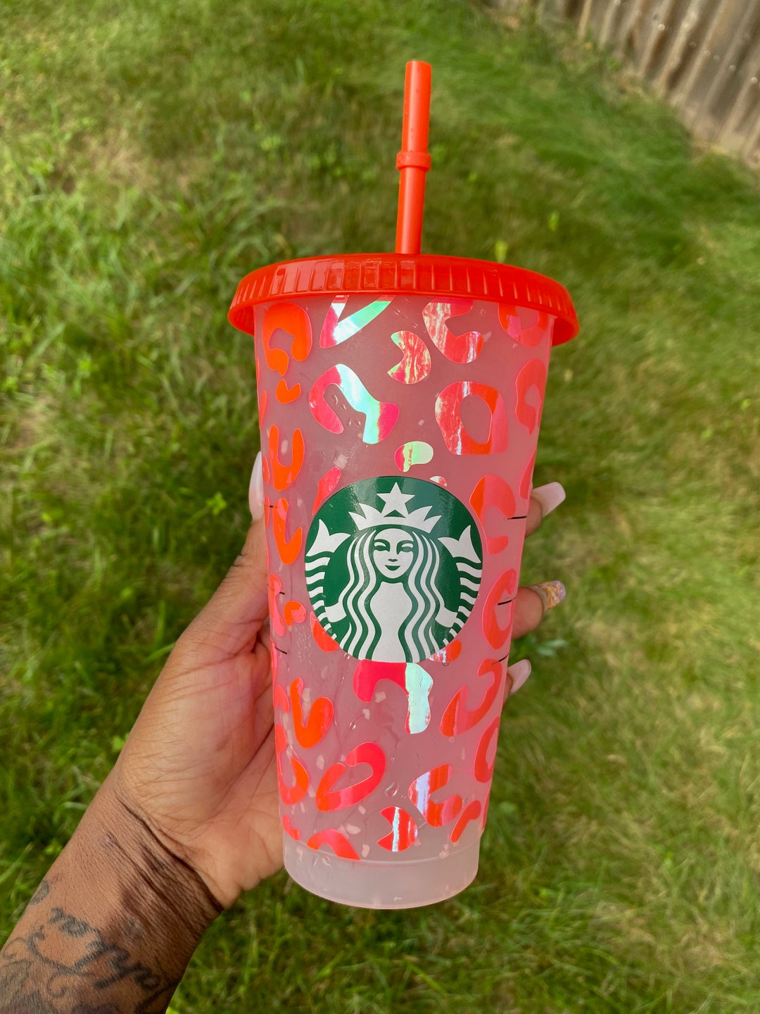 Cheetah Cups Personalized Leopard Cup Custom Cup / Custom - Etsy