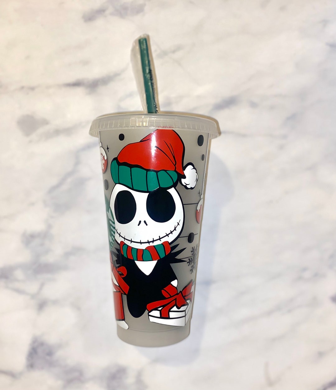 Jack &sally Christmas Tumbler/ Jack / Sally /tumbler / Gifts / Custom ...