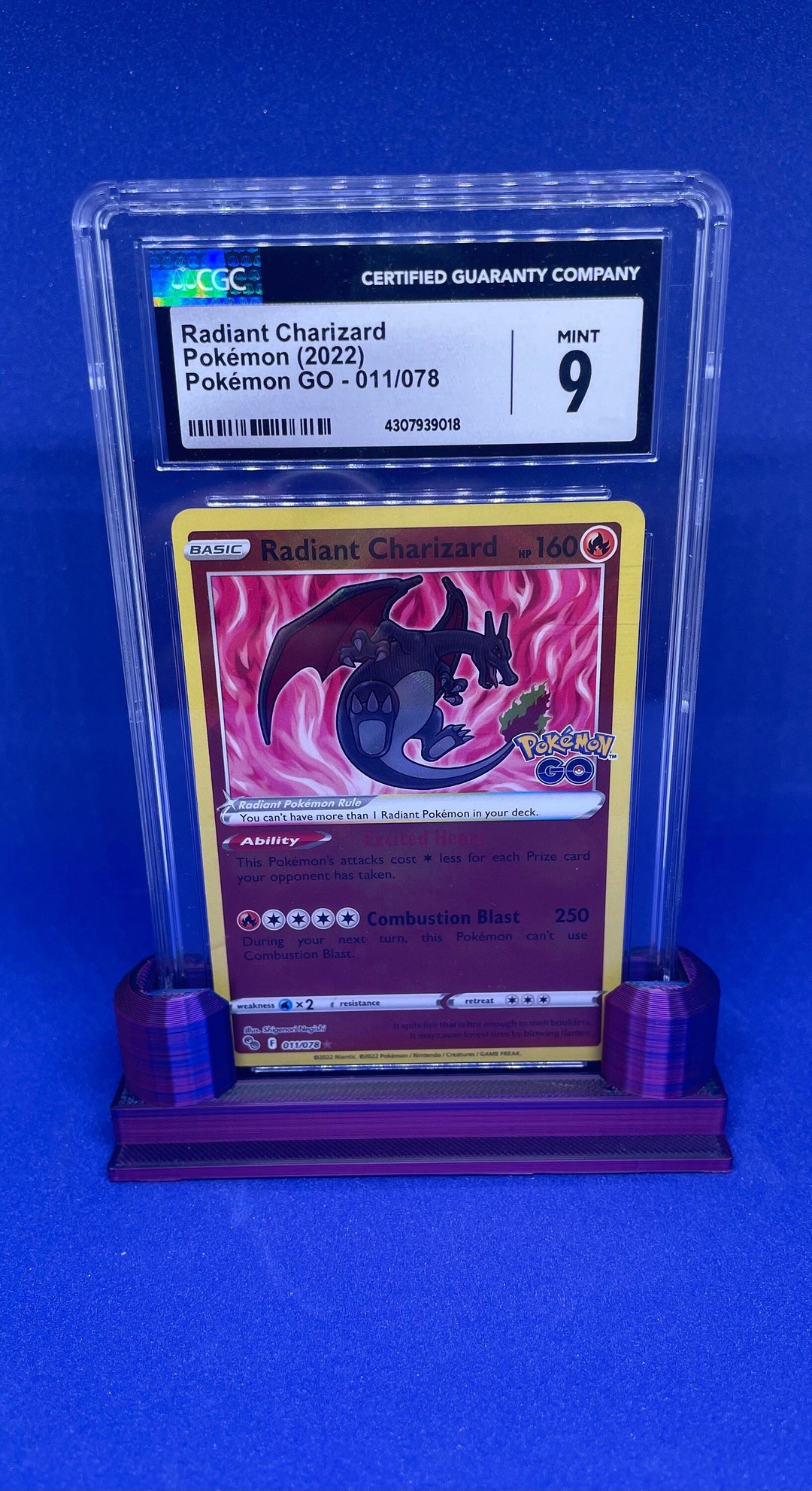 3D Printed CGC Graded Card Display Stand - Unique CGC Card Storage ...