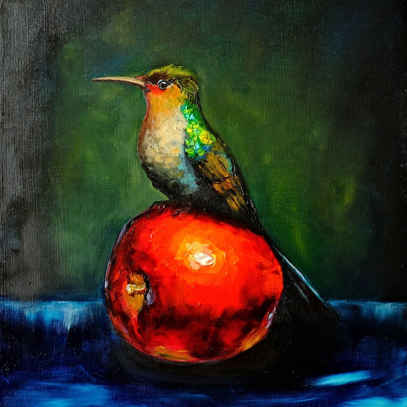 Hummingbird Artwork - Etsy
