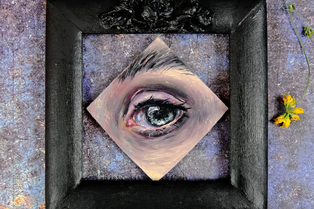 Realistic Eye Painting Original Art Gothic Eye Artwork Original ...