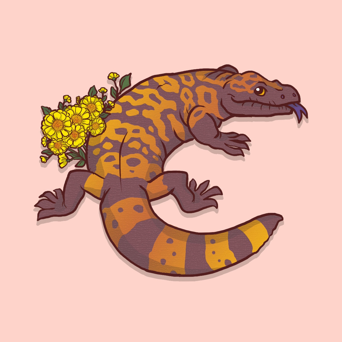 Gila Monster Drawing