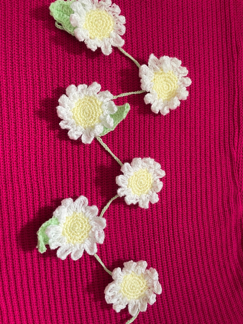 Crochet Daisy Chain Garland/ Bunting - Etsy