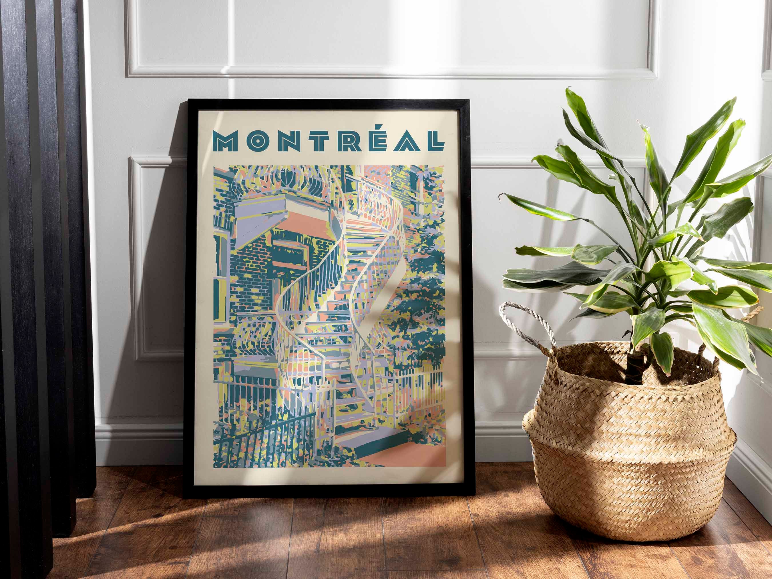 Montreal Poster Travel Art Print Vintage Style Poster - Etsy Canada
