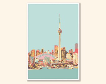 Toronto Retro Art - Etsy