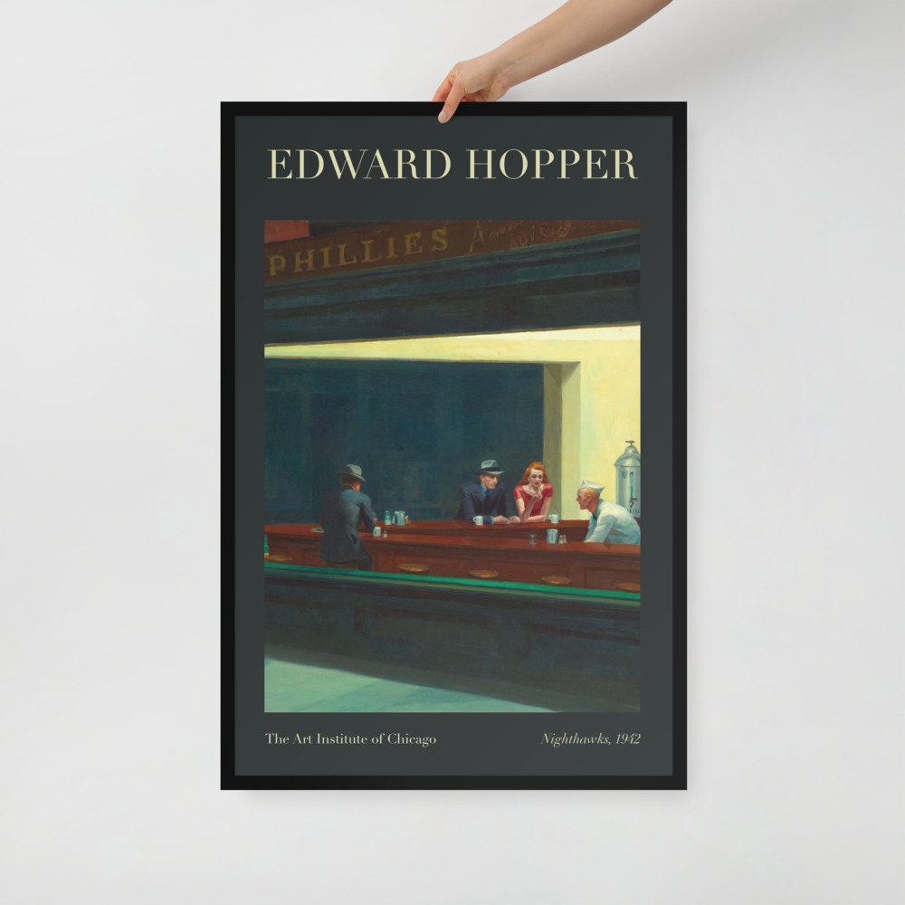 Prints Famous Painting Masterpiece American Realism Edward Hopper ...