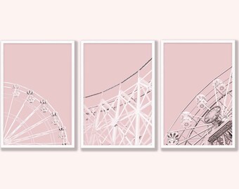 Ferris Wheel Print - Etsy
