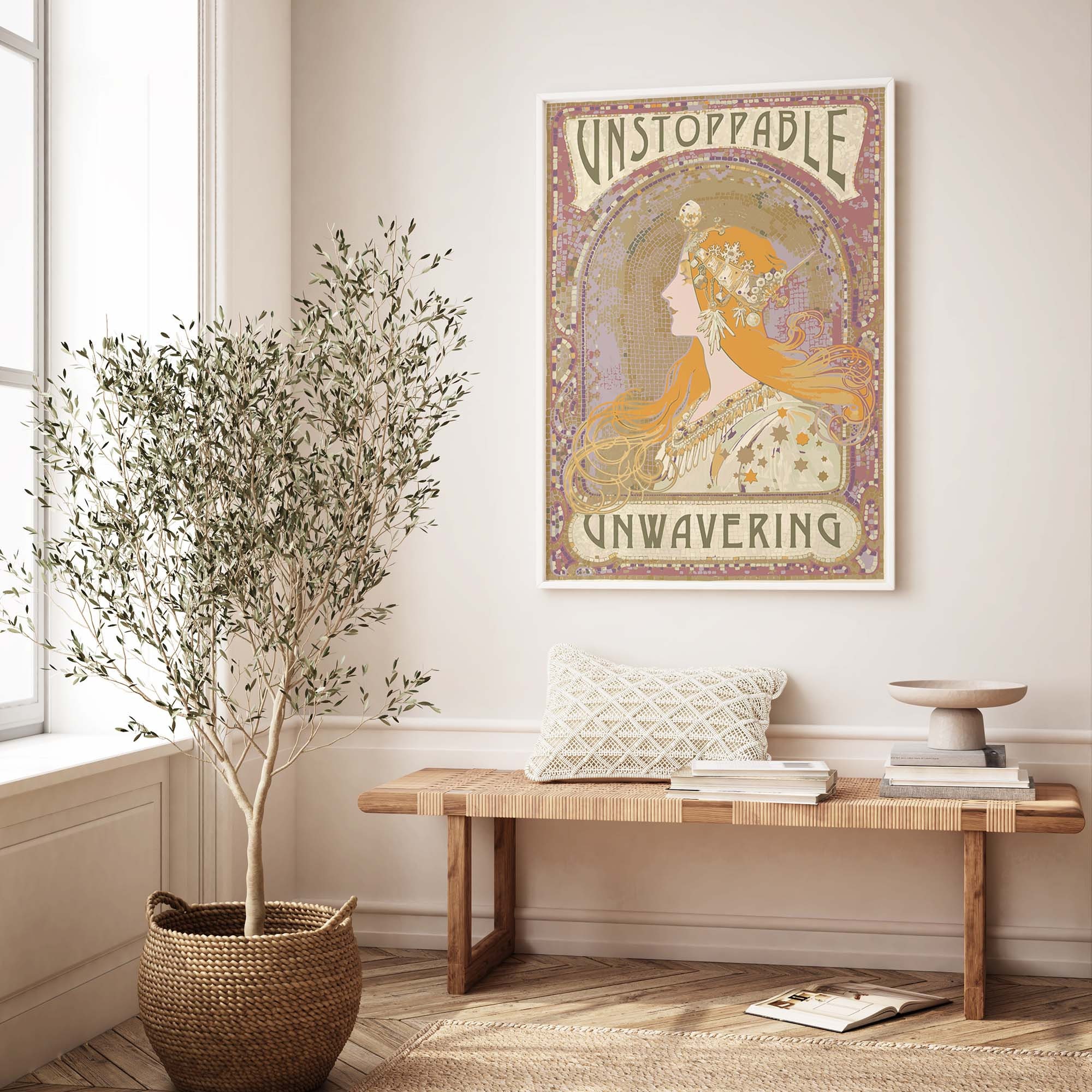 Motivational Poster, Art Nouveau Print, Inspirational Wall Art ...