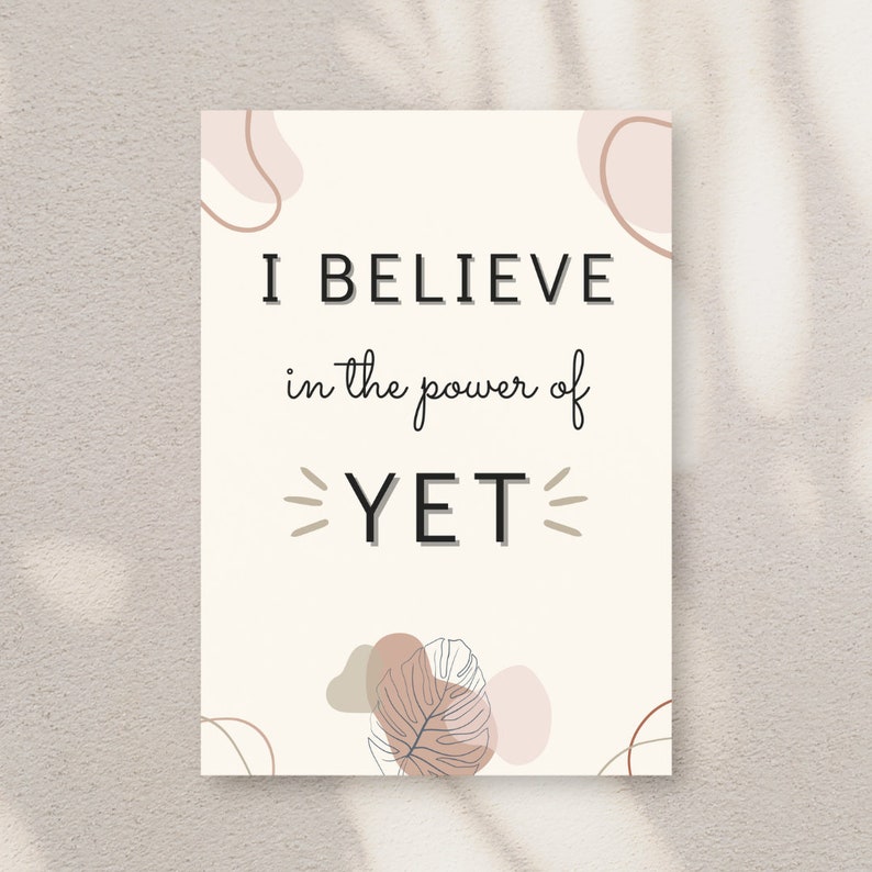 Aesthetic Growth Mindset Cards Coping Skills Growth Mindset - Etsy