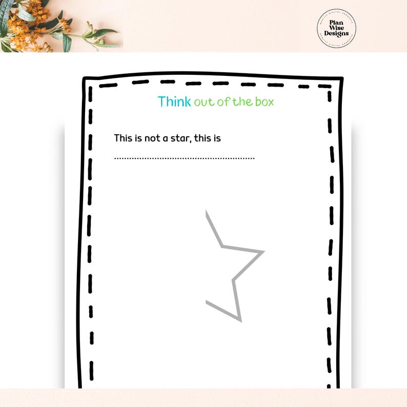 Creative Thinking Worksheets for Kids – Think Out of the Box | 30 Fun ...