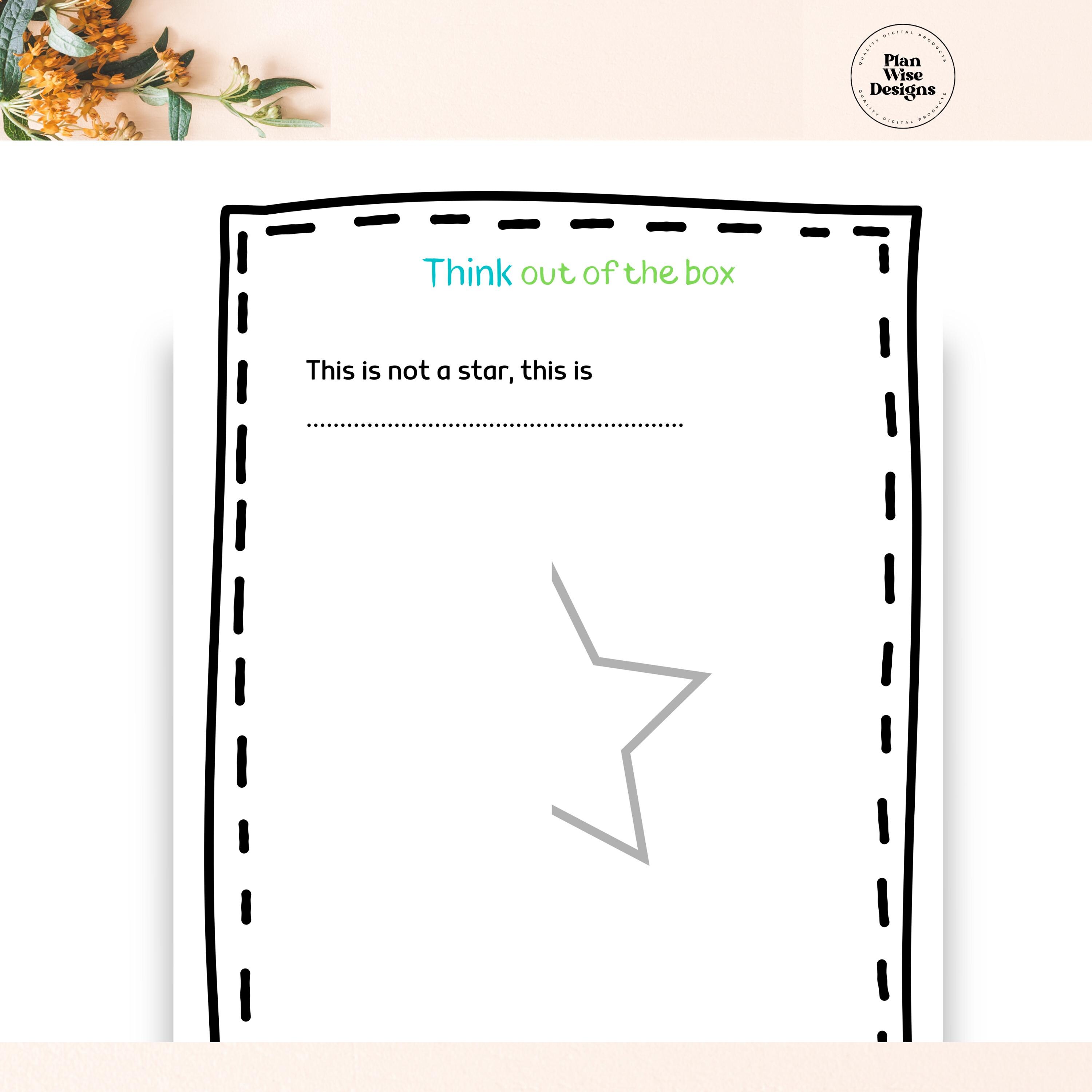 Creative Thinking Worksheets for Kids – Think Out of the Box | 30 Fun ...