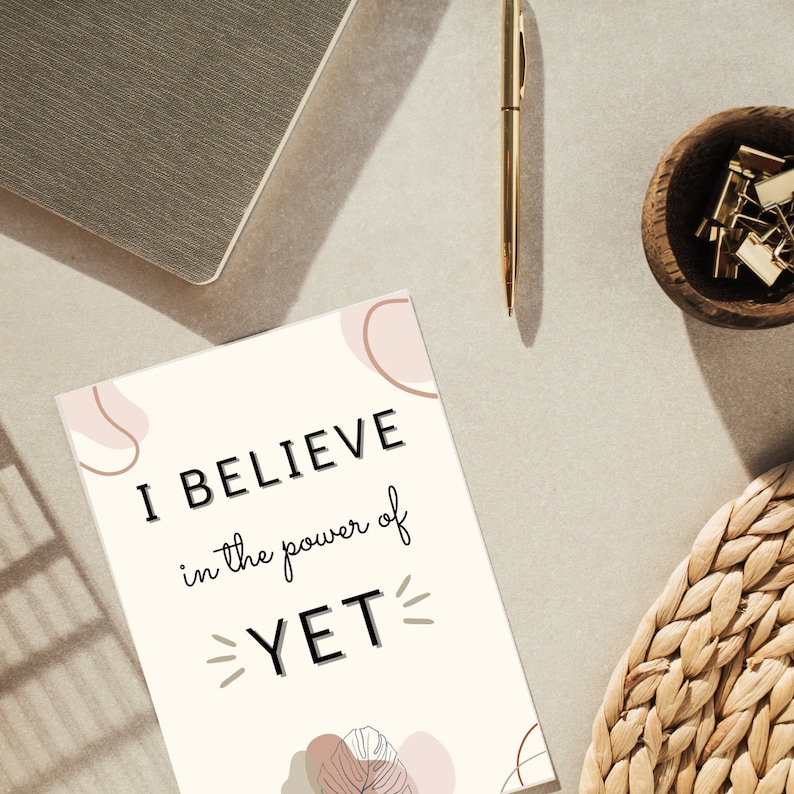 Aesthetic Growth Mindset Cards Coping Skills Growth Mindset - Etsy