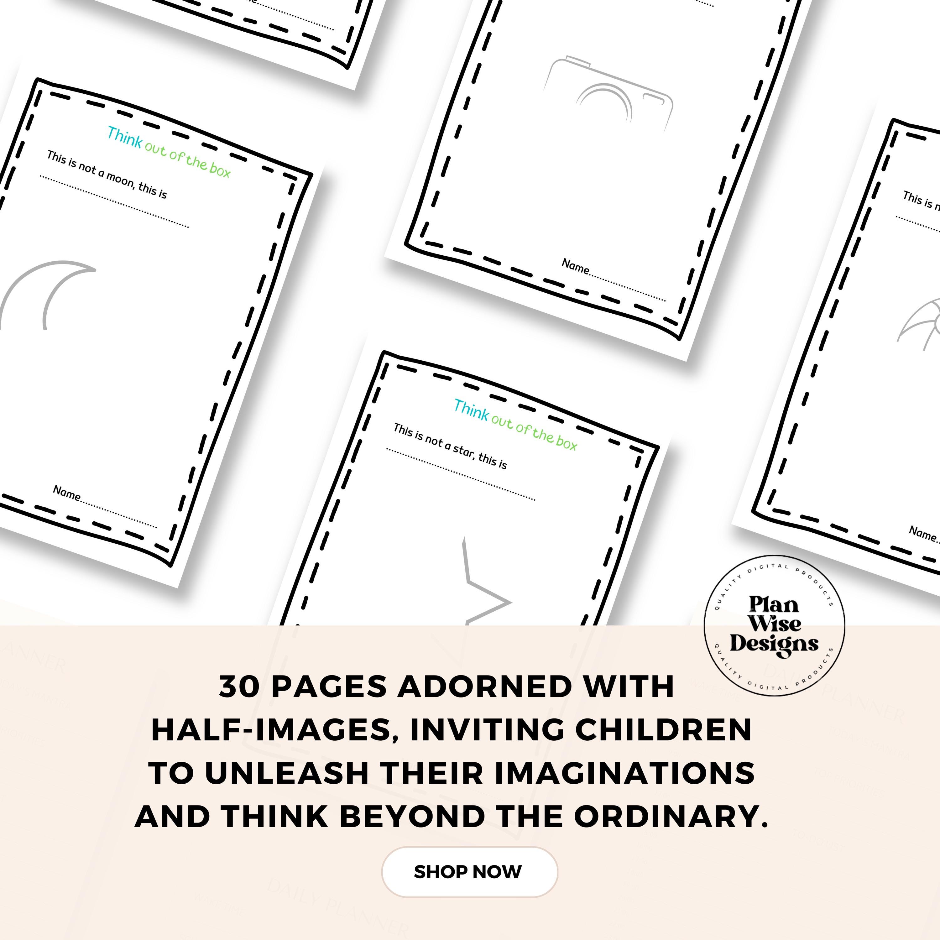 Creative Thinking Worksheets for Kids – Think Out of the Box | 30 Fun ...