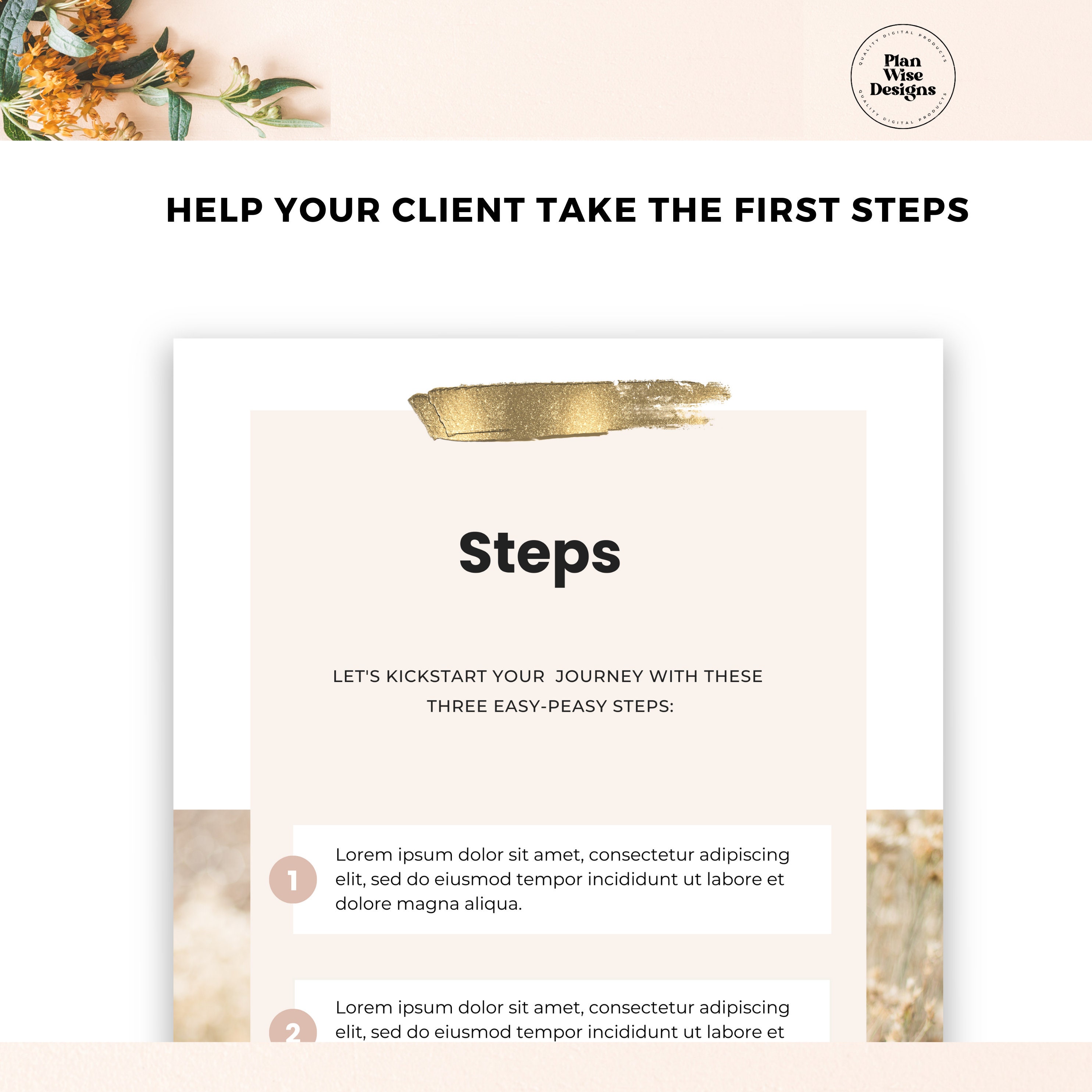 Editable New Clients Welcome Pack Template Canva Coach Done for You ...