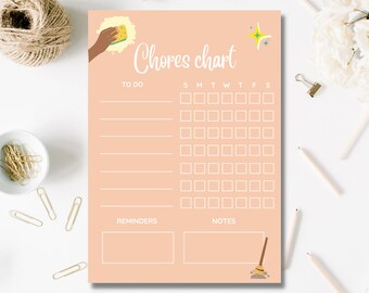 My Chores Chart - Etsy