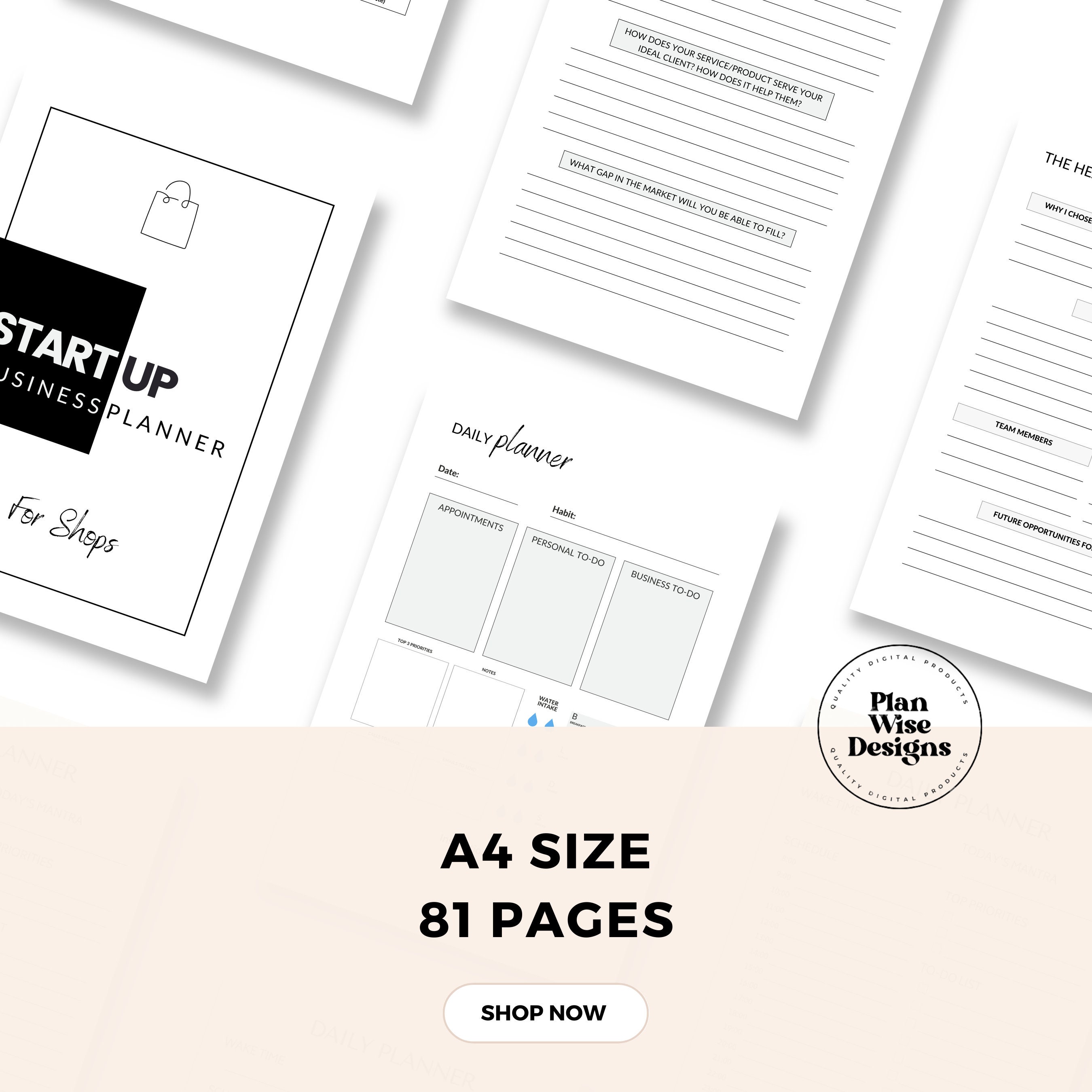 Ultimate Start up Planner Bundle Business Owner Shops Small Business ...