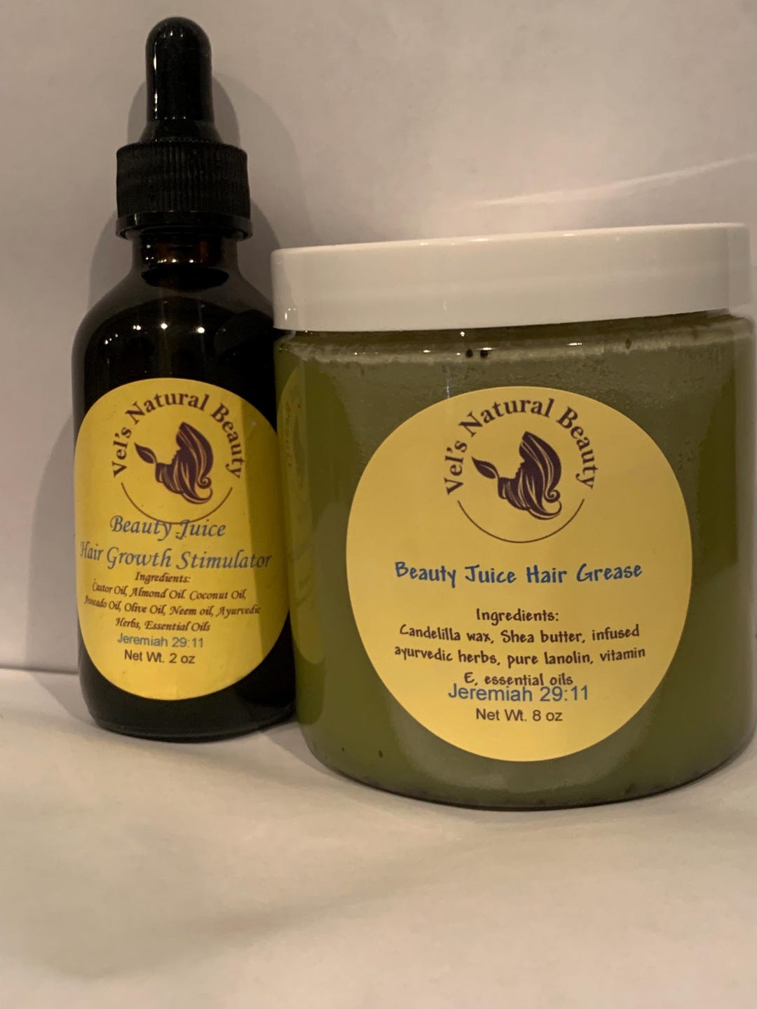 Herbal Hair Oil & Grease Set: Ayurvedic Scalp Treatment for Natural ...