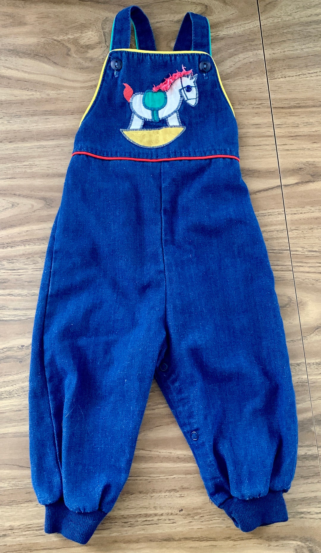 Gender Neutral Overalls With Appliqué - Etsy