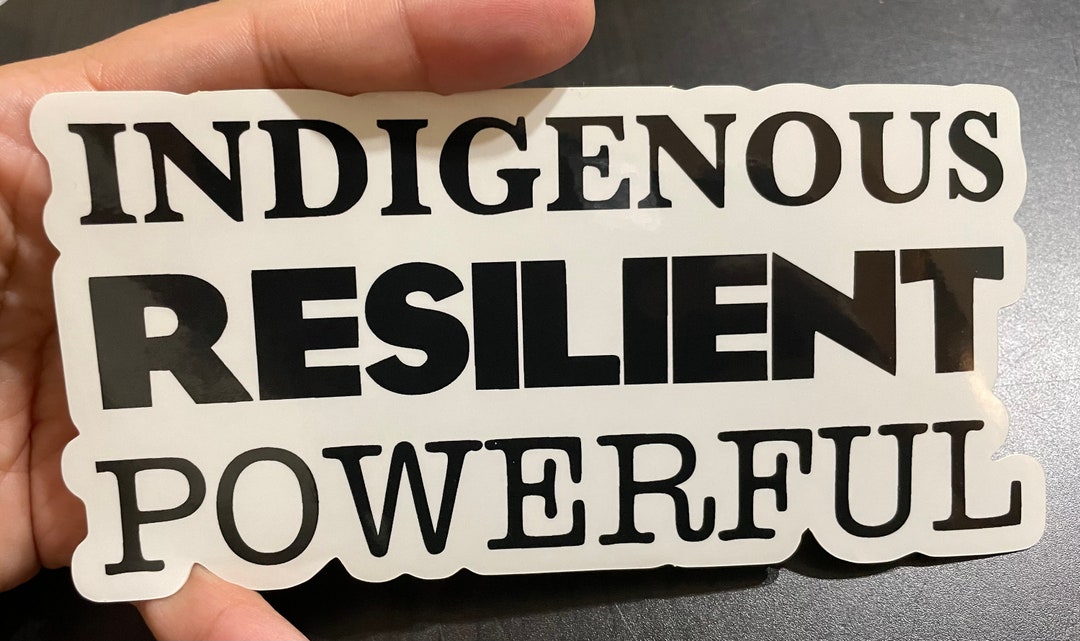 Indigenous Resilient Powerful Bumper Sticker - Etsy