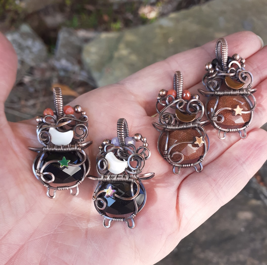 Mini Cauldron Pendant, Cauldron Necklace, Choice of Mini Cauldron ...