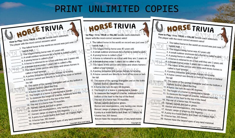 Horse Trivia Game, Homeschool Printables, Office Games, Homeschool ...