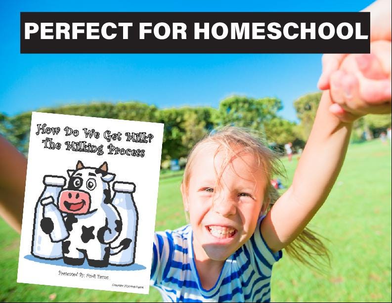 Where Does Your Milk Come From Farm Unit Study, Homeschool Curriculum ...