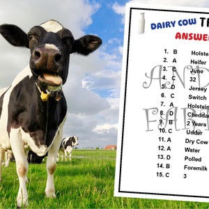 Cow Trivia Game, Homeschool Printables, Office Games, Homeschool ...