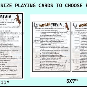 Horse Trivia Game, Homeschool Printables, Office Games, Homeschool ...