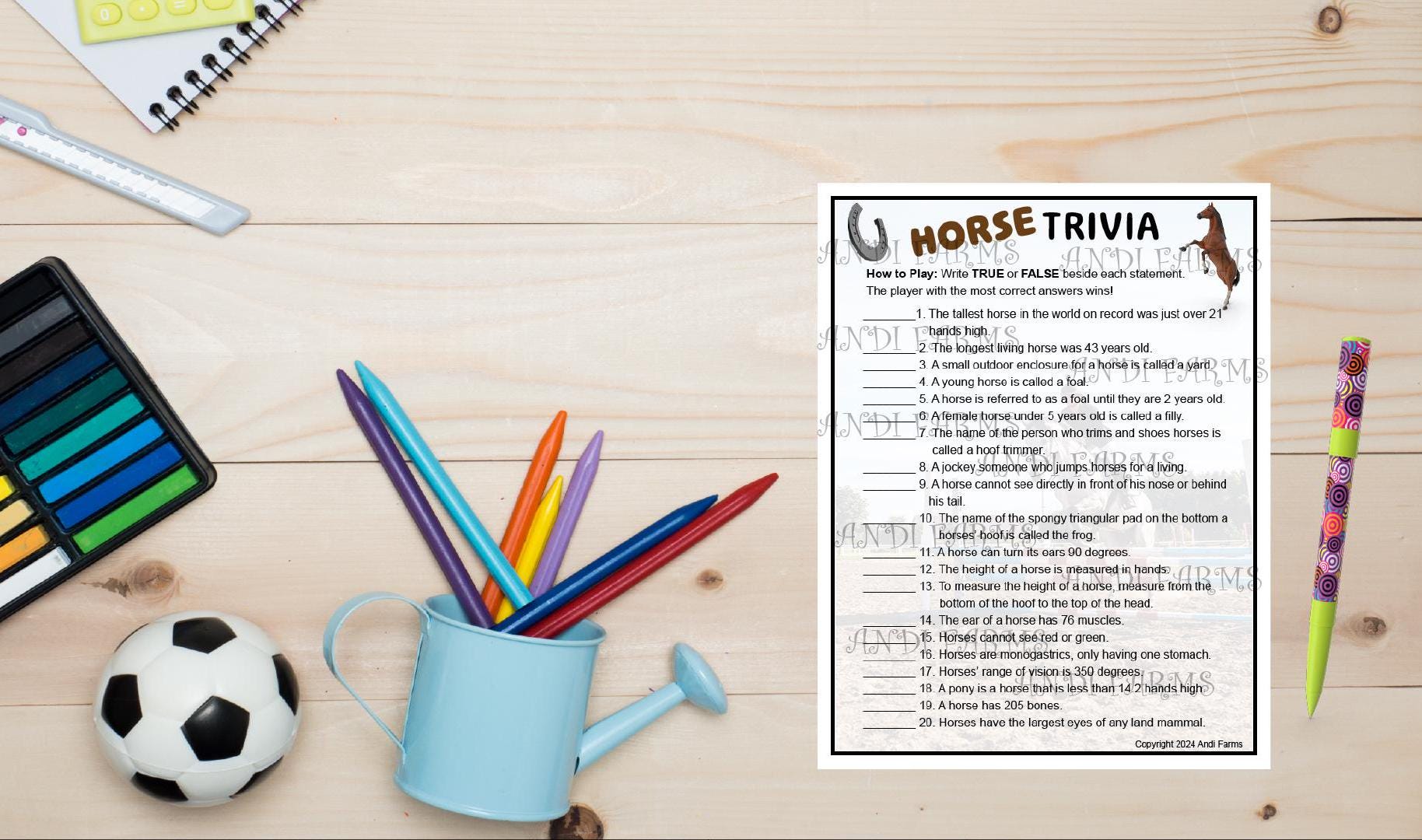 Horse Trivia Game, Homeschool Printables, Office Games, Homeschool ...
