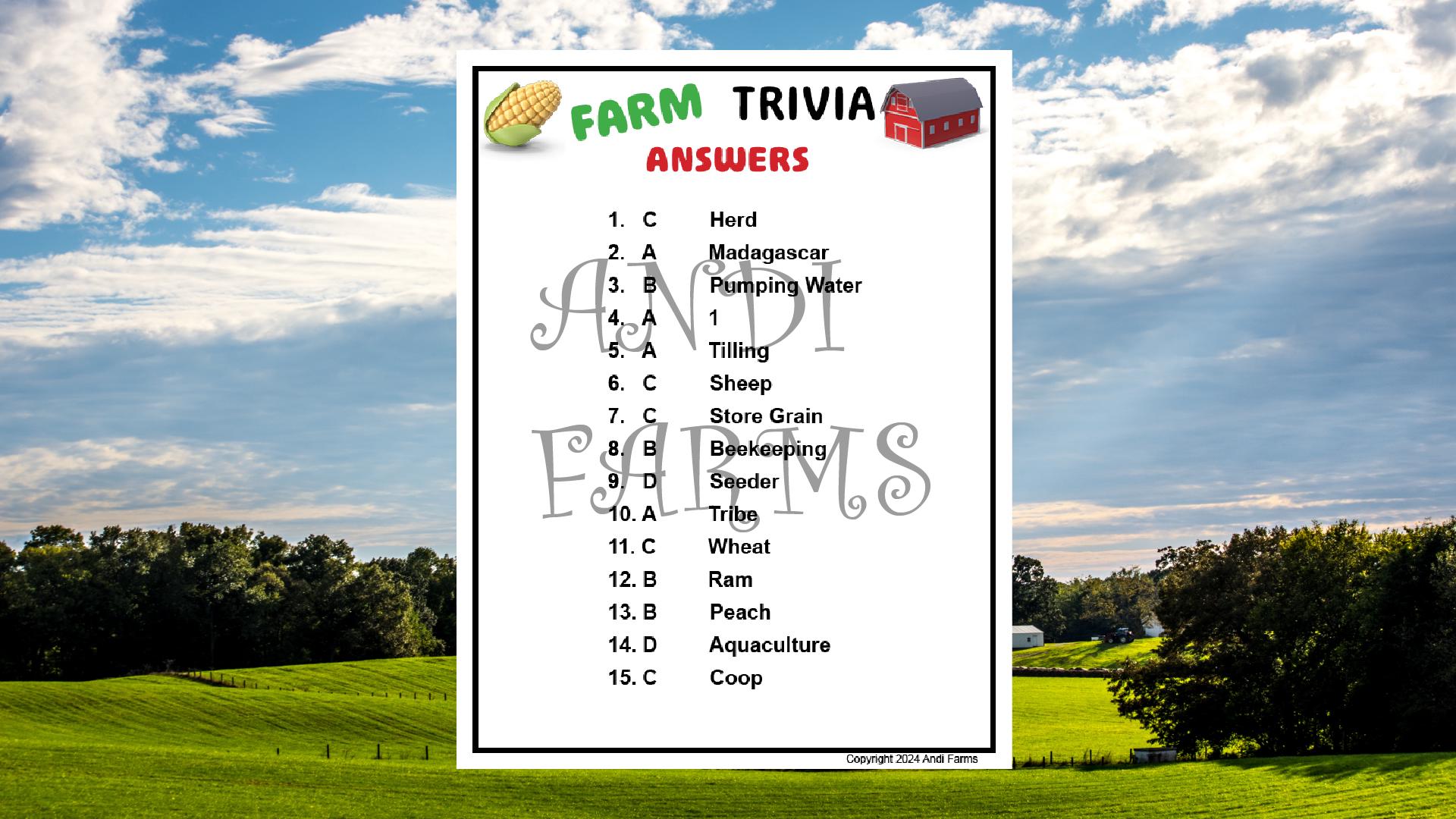 Farm Trivia Game, Homeschool Printables, Office Games, Homeschool ...