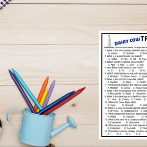 Cow Trivia Game, Homeschool Printables, Office Games, Homeschool ...
