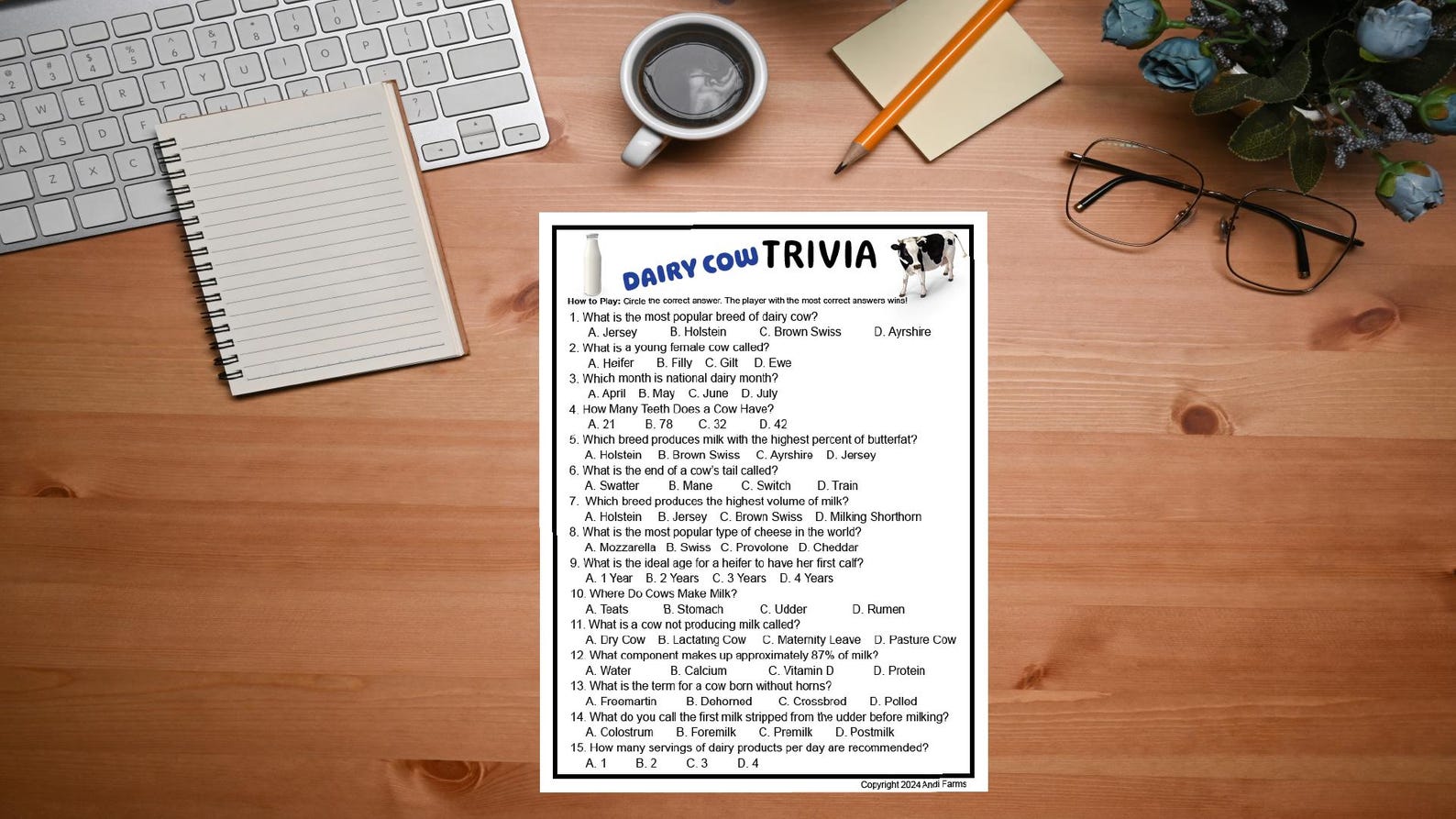 Cow Trivia Game, Homeschool Printables, Office Games, Homeschool ...