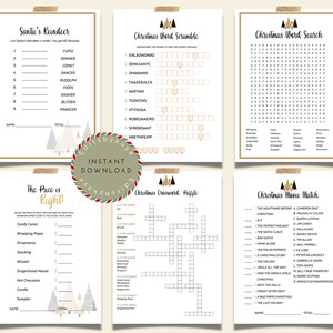 Christmas Party Game, Printable Holiday Party Game, Christmas ...